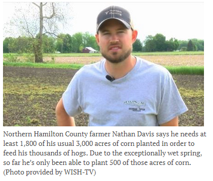 Hamilton County farmers under pressure from rain - LarryInFishers