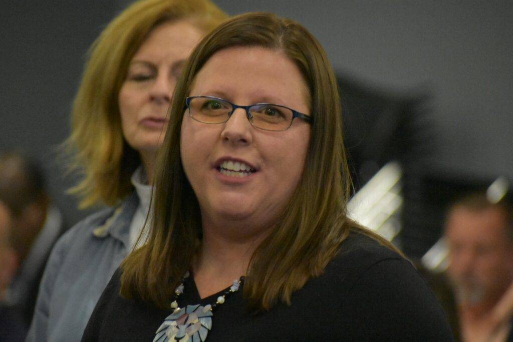 HSE School Board recognizes Becky Schroeder, ENL teacher | LarryInFishers