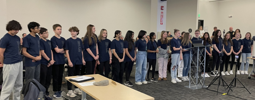 Fishers City Council honors the Fishers Jr. High “We The People” team ...