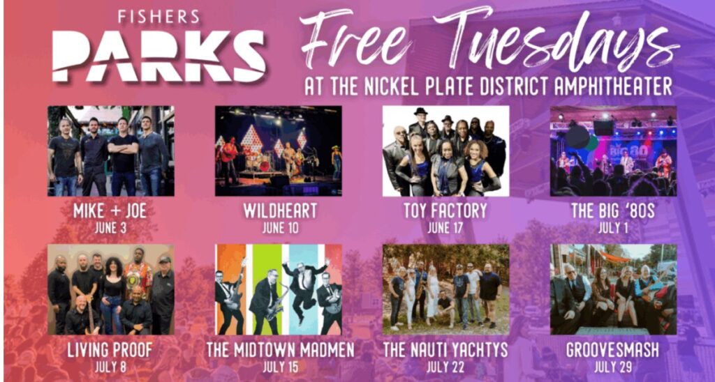 Fishers Amp Concerts: Summer Schedule Released - LarryInFishers