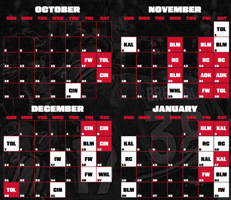 Indy Fuel Schedule Released: Key Game Dates - LarryInFishers